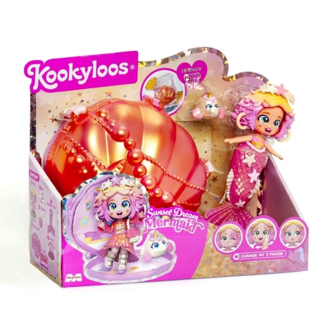 Kookyloos Zestaw Mermaid Sunset Dream Syrenka Muszla > KookyLoos
